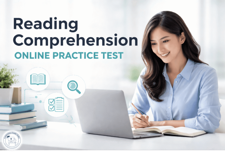 Free Reading Comprehension Online Practice Test With Answers For ...