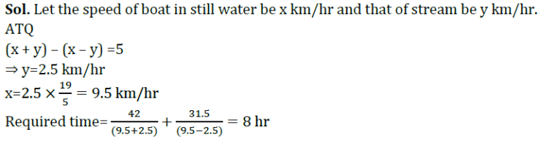 Boats and Streams – Concept, Formula, and Practice Questions