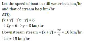 Boats and Streams – Concept, Formula, and Practice Questions