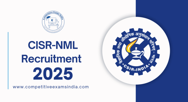 CSIR NML Recruitment 2025 Notification | Group C Govt Jobs | Apply Online