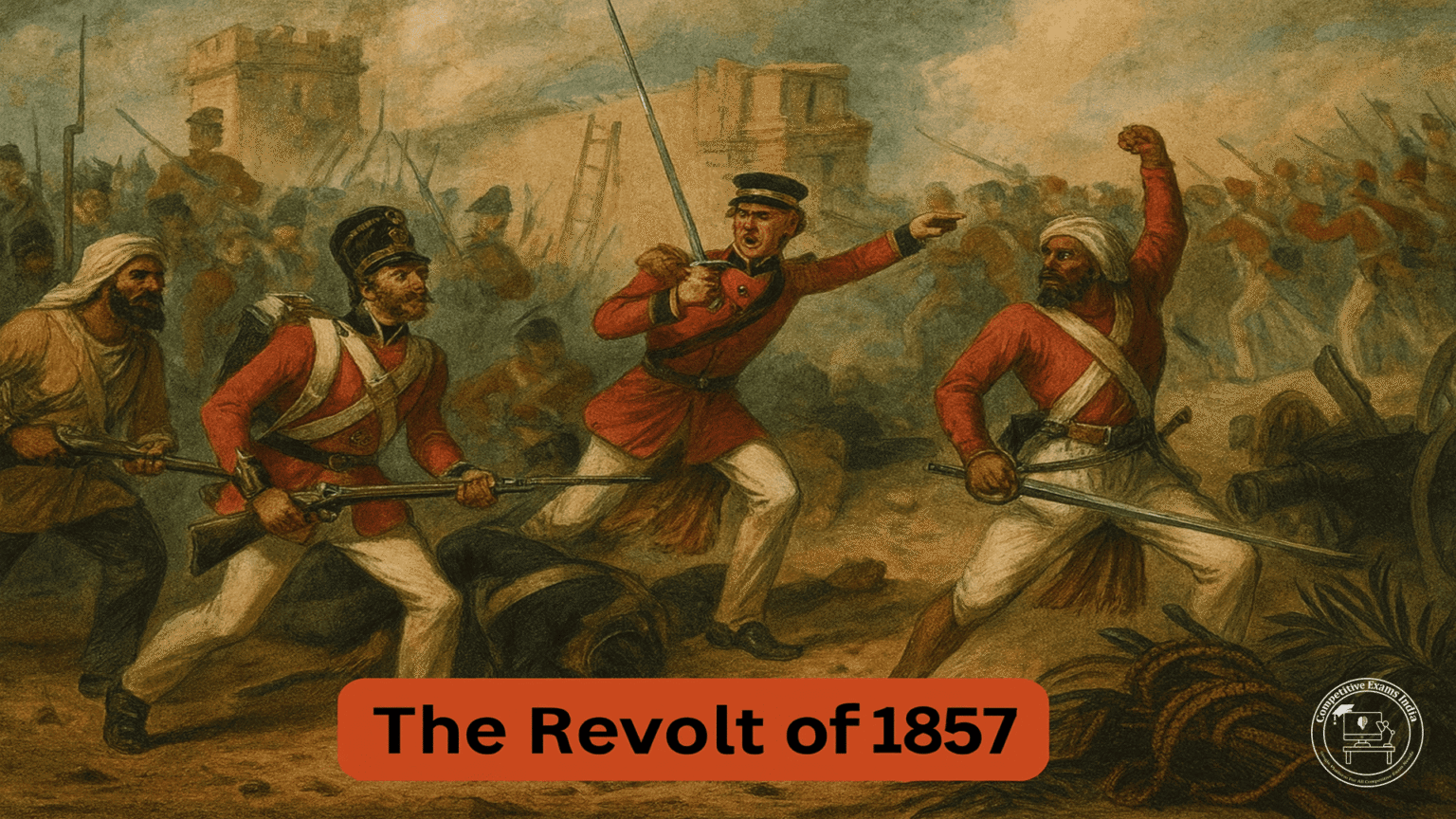 The Revolt of 1857 PYQs | 40 Most Expected MCQs In Telugu and English