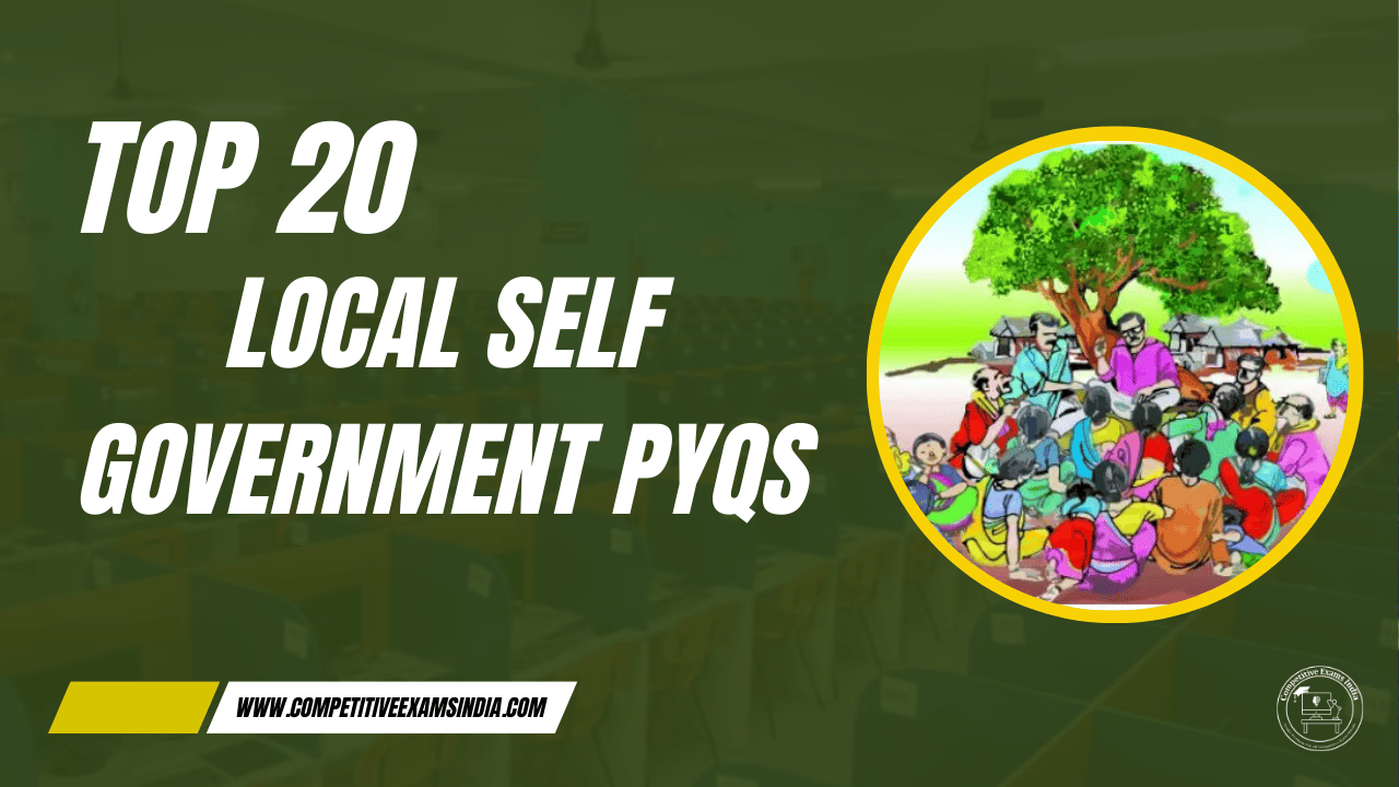 Top 20 Local Self Government PYQs in Telugu and English | Indian Polity ...