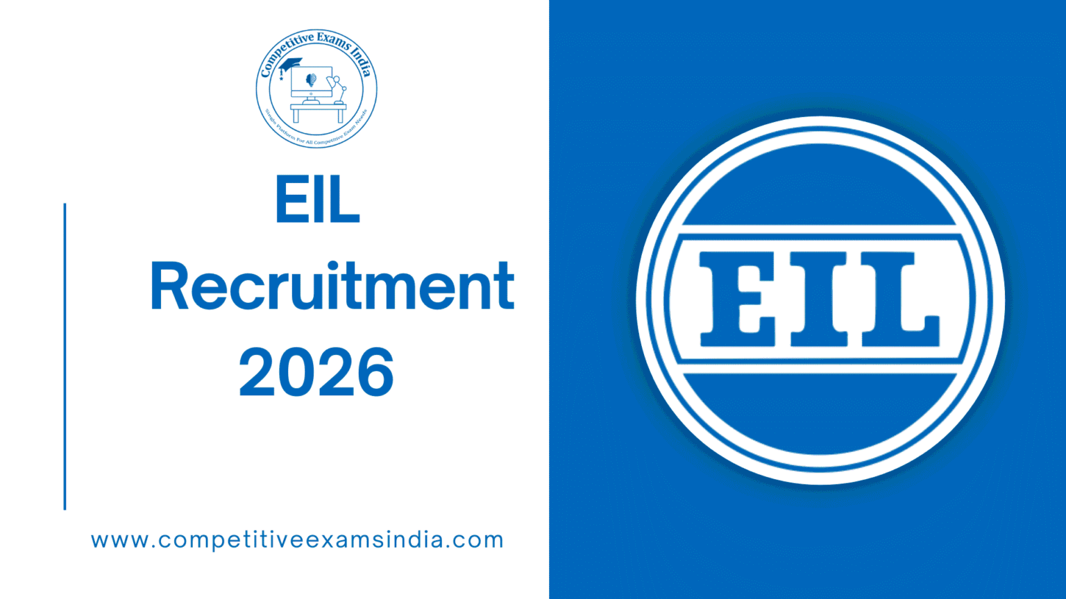 EIL Recruitment 2026 | Apply Online for Deputy Manager, Engineer ...