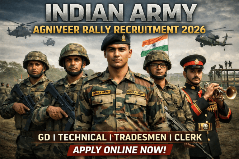 Indian Army Agniveer Rally Recruitment 2026: Apply Online, Dates ...