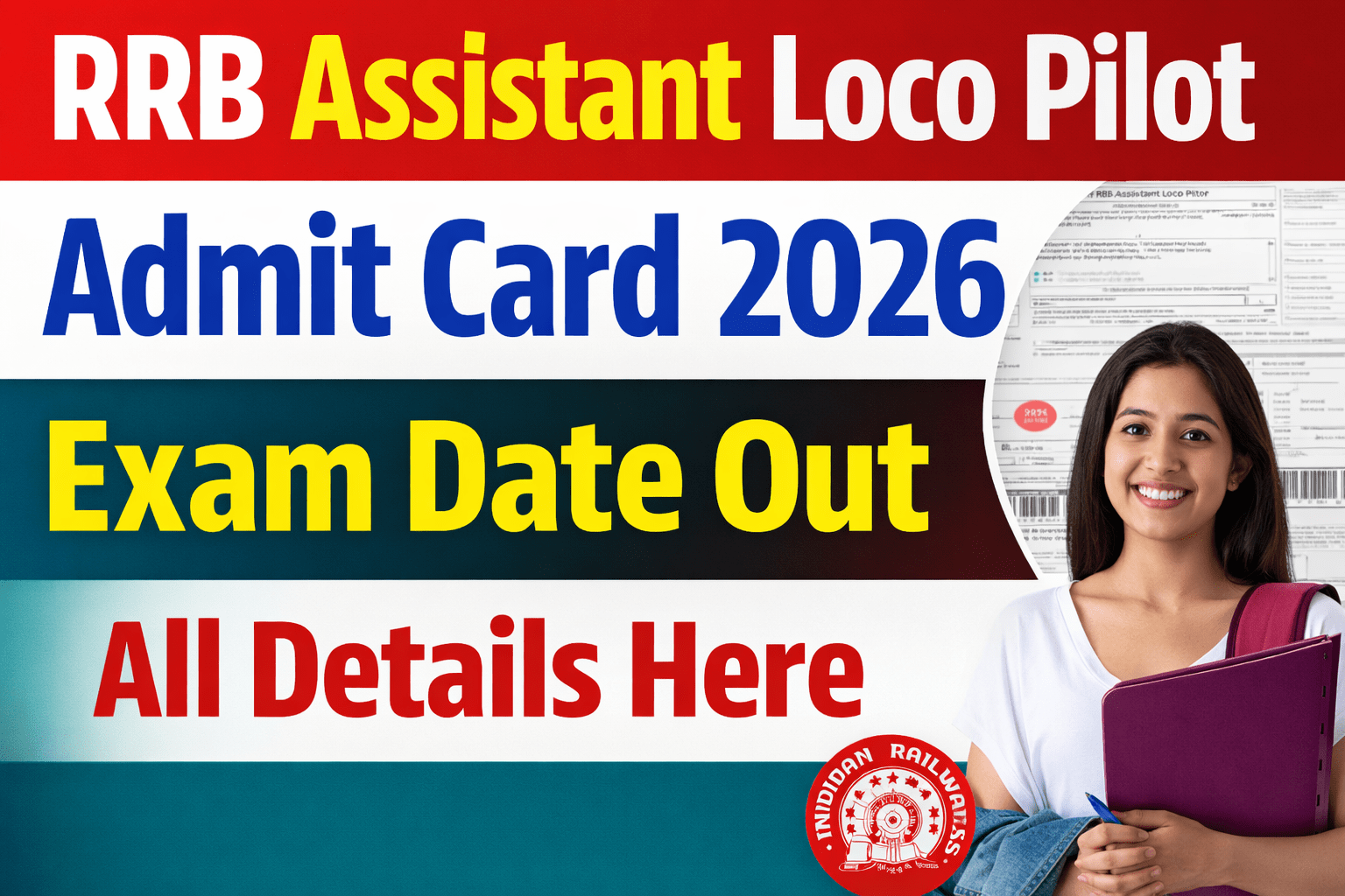 RRB ALP Admit Card 2026 OUT: Exam Date, City Slip & Direct Download Link