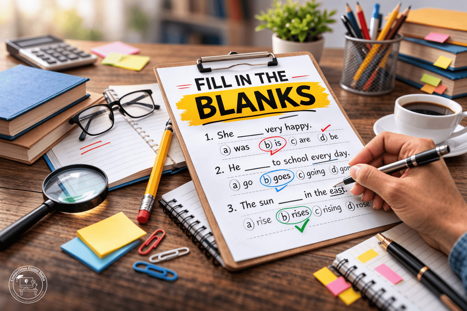 Fill in the Blanks Questions for Competitive Exams – Tips, Types ...