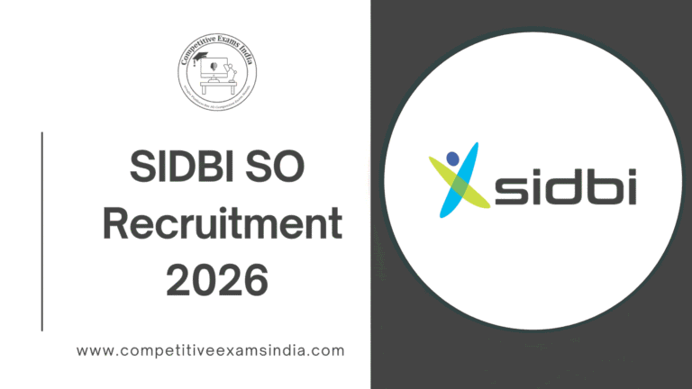 SIDBI Specialist Officers Recruitment 2026 | Apply for Officer and ...