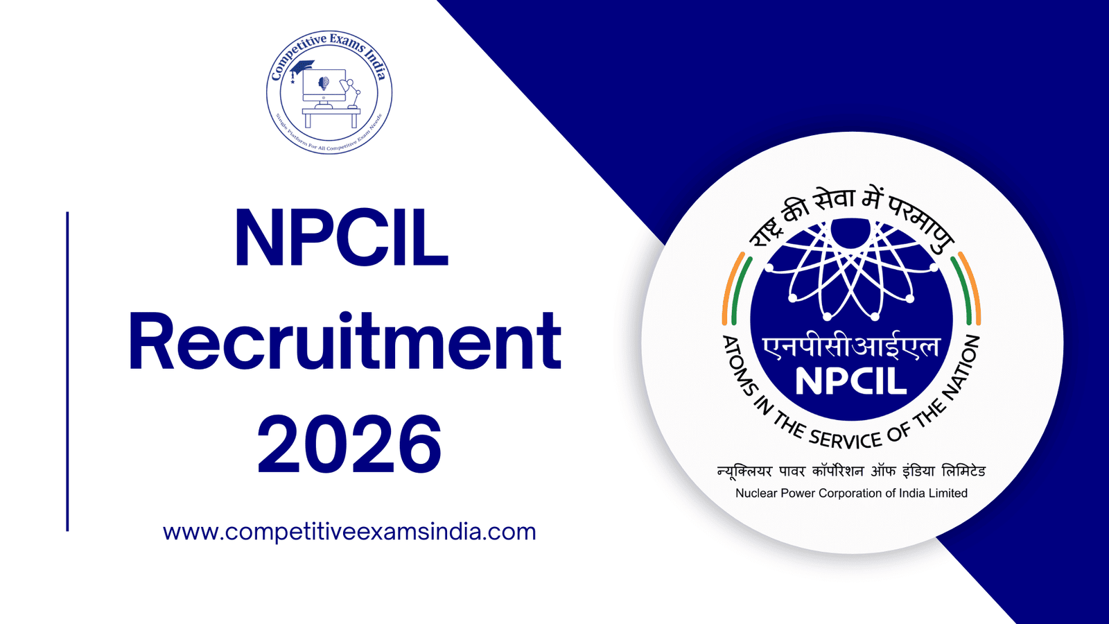 NPCIL Executive Trainee Recruitment 2026 | Apply Online Now