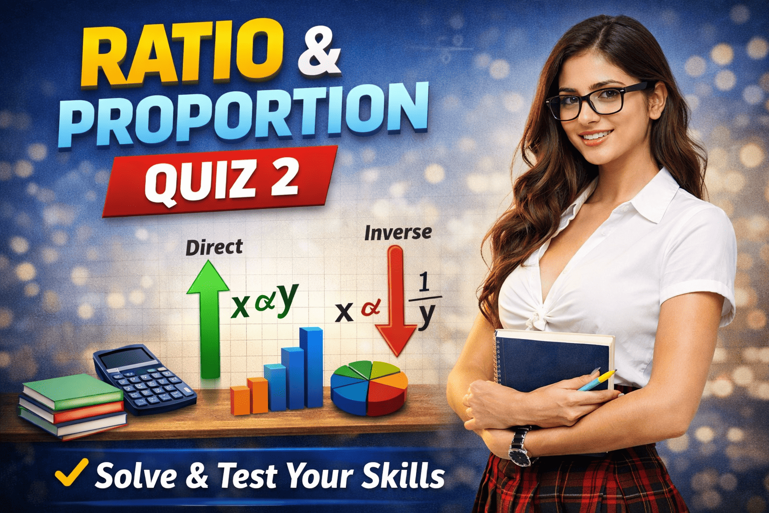Ratio and Proportions Practice Test 2 with Detailed Solutions