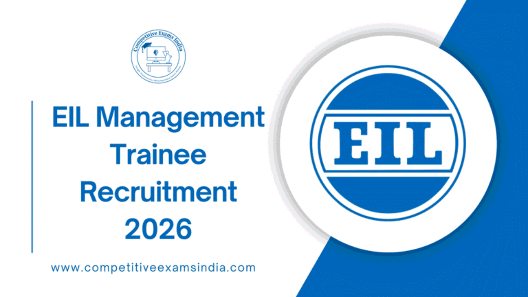EIL Management Trainee Recruitment 2026: Apply Online for 59 Posts