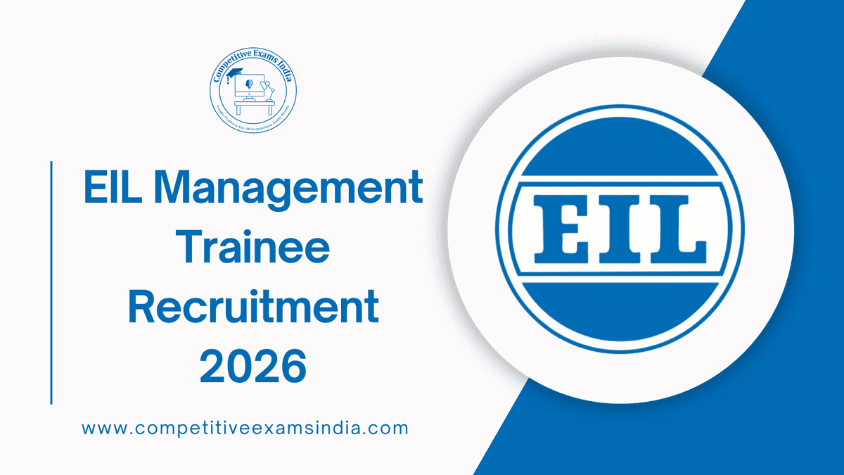 EIL Management Trainee Recruitment 2026: Apply Online for 59 Posts
