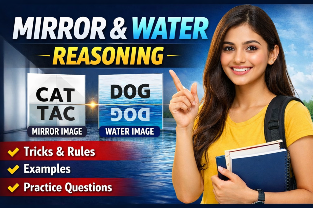 Mirror and Water Image Questions with Answers | Non-Verbal Reasoning ...