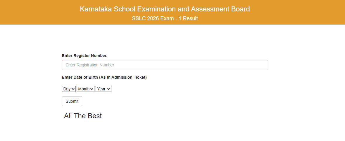 Karnataka SSLC Result 2026 Live: Download Scorecard by Registration ...