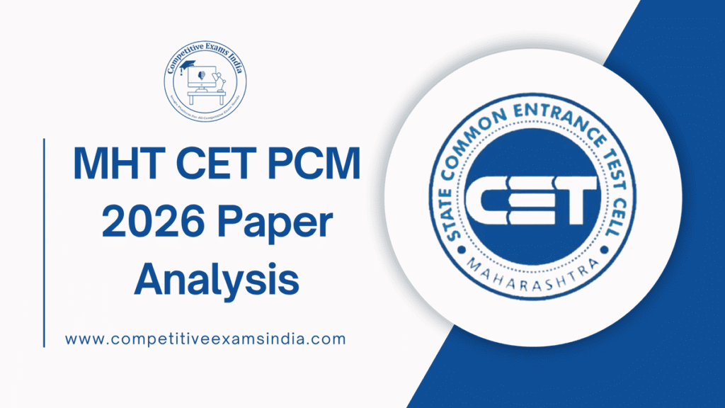 MHT CET PCM 2026 Paper Analysis (Live): Shift Wise Difficulty ...