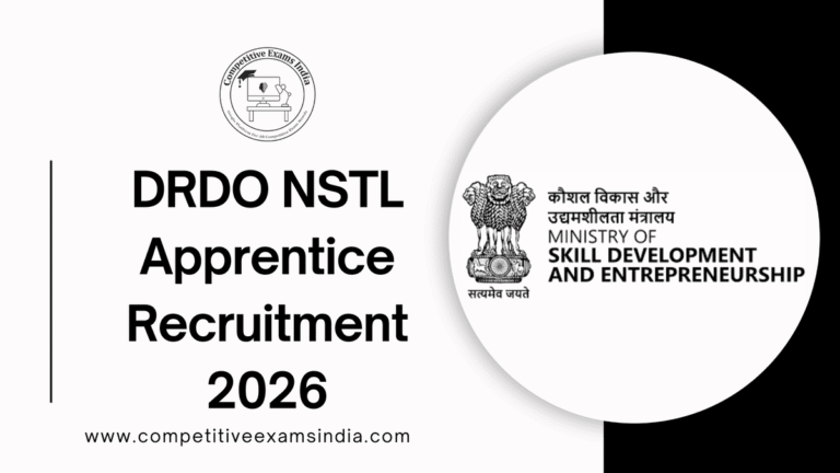 DRDO NSTL Apprentice Notification 2026: No Application Fee | Direct ...